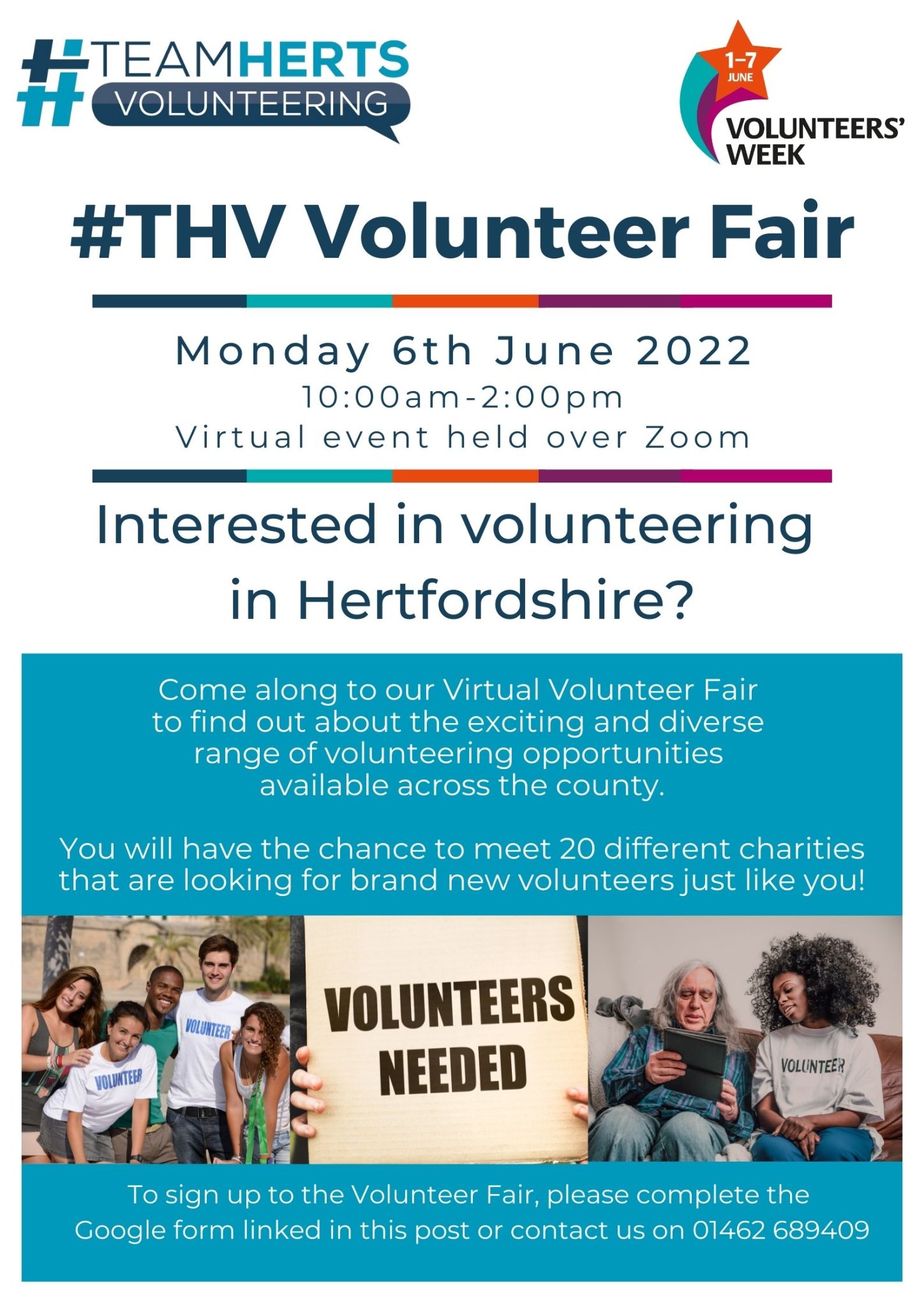 Virtual Volunteer Fair on 6th June | The Three Villages