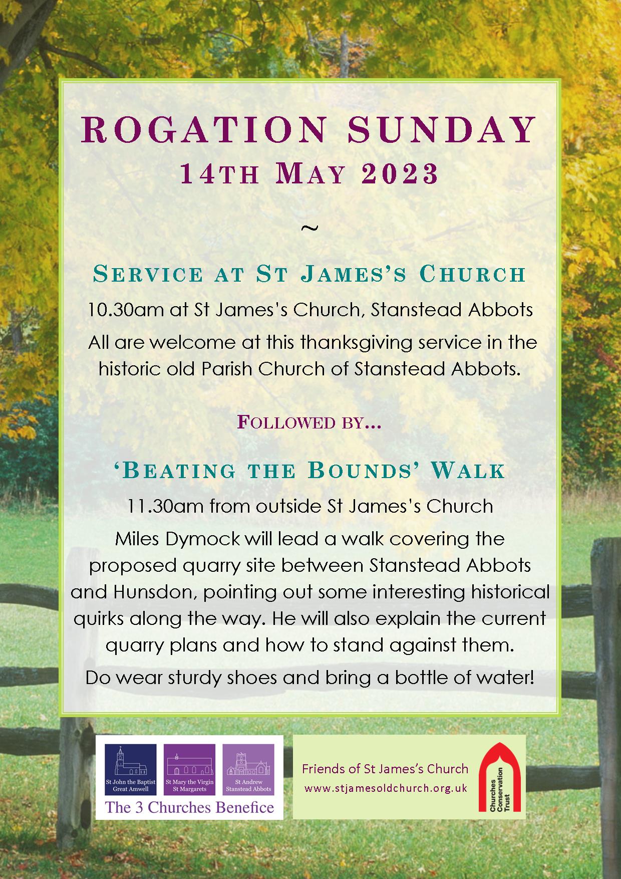 Rogation Day Service and ‘Beating the Bounds’ Walk | The Three Villages