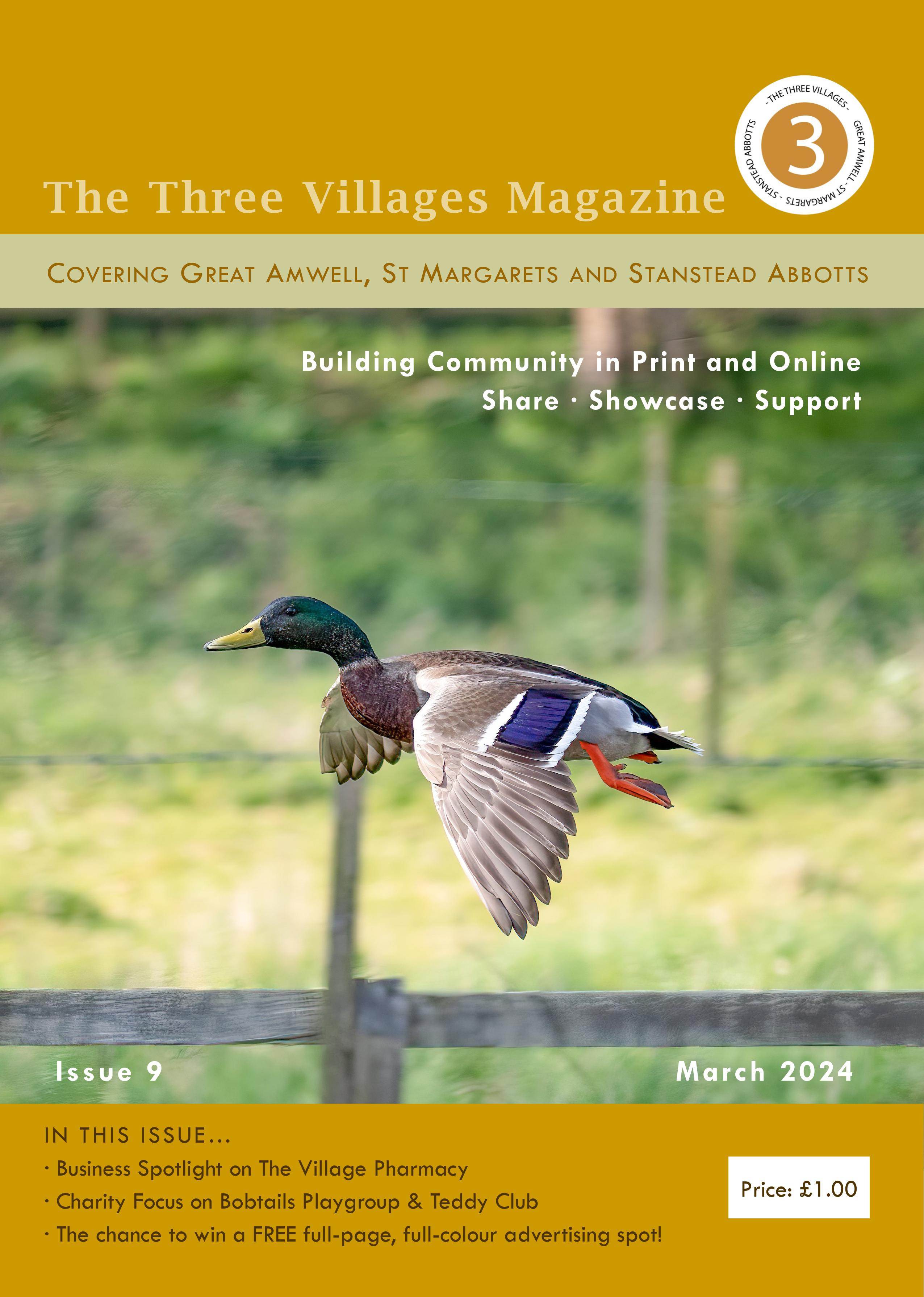 The Three Villages Magazine: Issue 9 coming soon! | The Three Villages